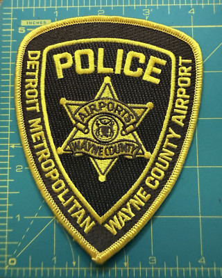 Detroit Metropolitan Wayne County Airport Police patch | eBay