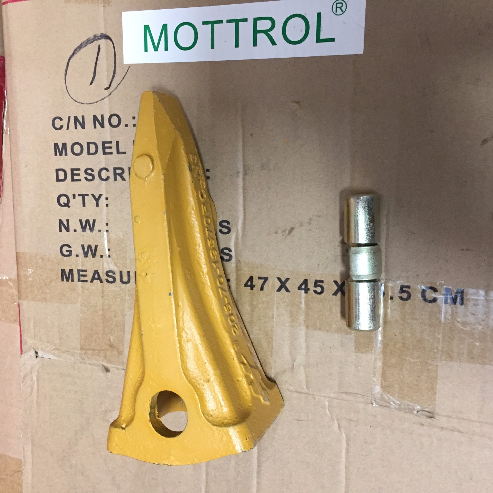 205-70-19570 ROCK TEETH 09244-02496 PIN FITS FOR KOMATSU PC200 PC220 ...