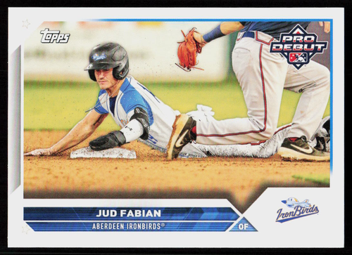 2023 Topps Pro Debut JUD FABIAN #PD-17 Baseball IRONBIRDS | eBay