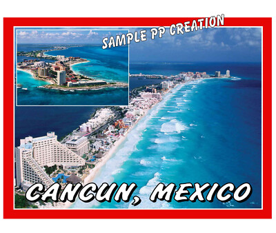 CANCUN, MEXICO photo fridge MAGNET 4 X 3 inches TRAVEL | eBay