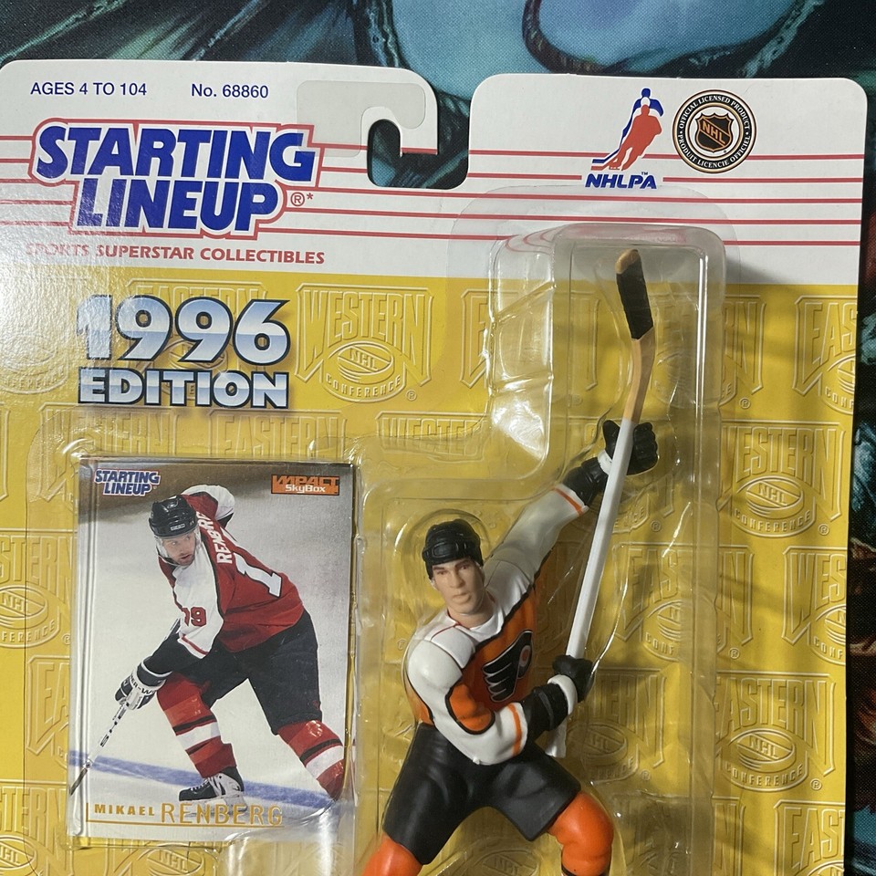 1996 Kenner SLU Starting Lineup MIKAEL RENBERG Philadelphia Flyers w ...