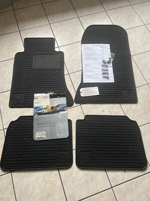 NOS Mercedes 500E E500 E36 E60 AMG W124 S124 Gummi Fussmatten L+R Floor ...