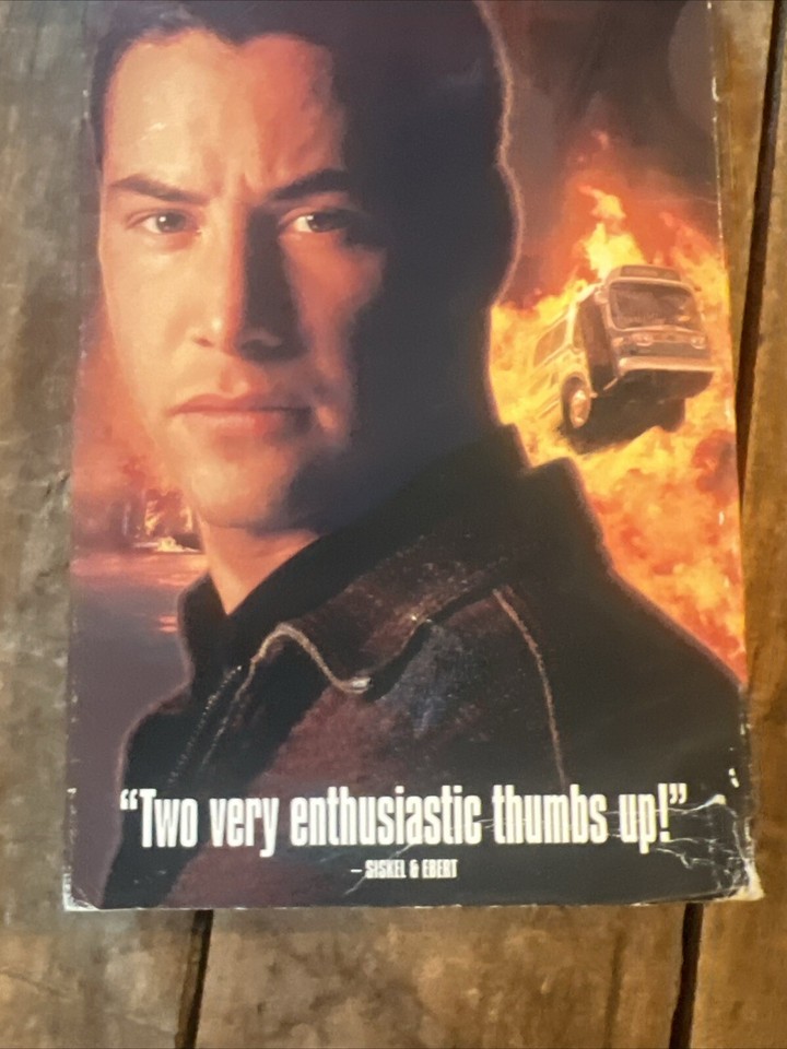 Vintage 1994 SPEED staring Keanu Reeves & Sandra Bullock - VHS Movie ...