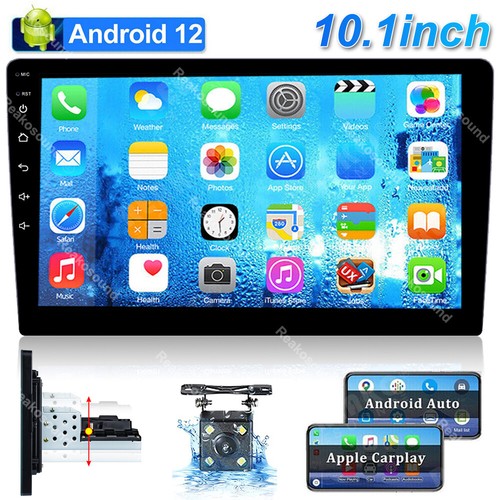 10.1''Car Stereo Monitor 1Din 32G Android Carplay For IOS GPS Navi Wifi BT+Cam | eBay