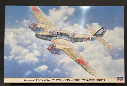 Kawasaki Ki45 Kai Type 2 Two-Seat Fighter Toryu Ko 1/48 Plastic Model ...