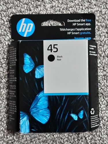 GENUINE HP 45 INK 51645A FRESH NEW FACTORY SEALED BOX AUG 2027 | eBay