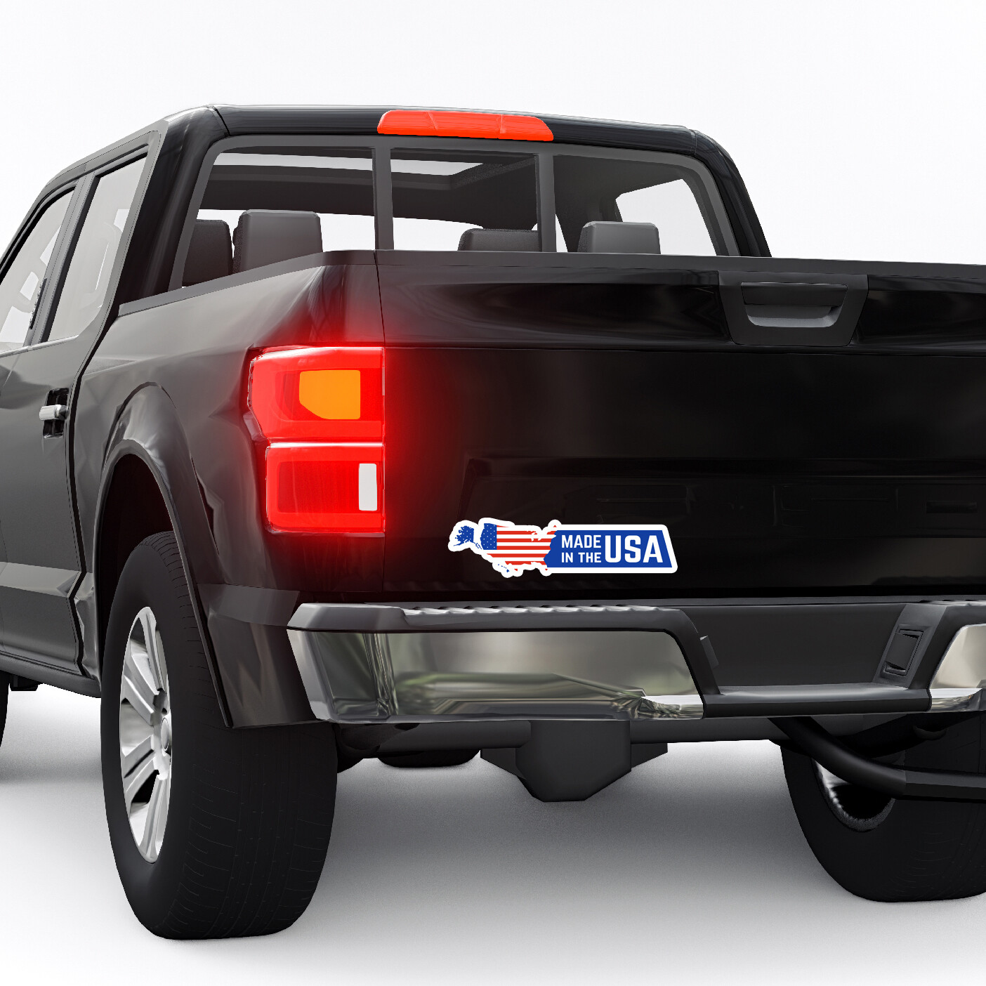 Made in the USA Sticker US Map Flag Decal Vinyl Made in America Car ...