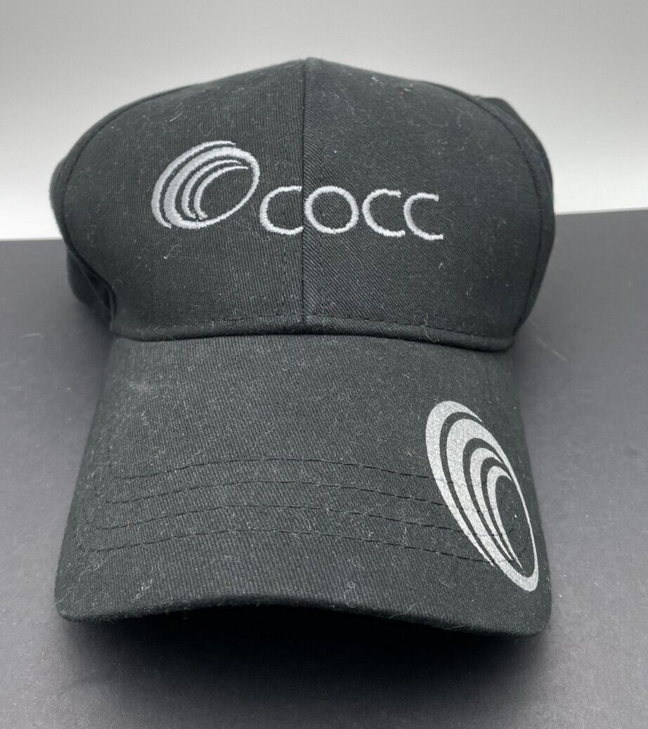 NEW COCC Financial Tech. Logo Black Baseball Hat Cap Strapback | eBay