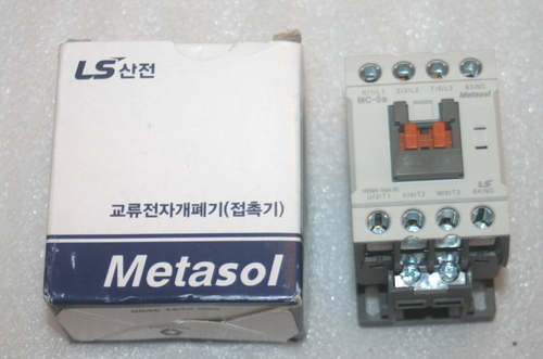 LSiS MC9A-30-10-B7-S-E MC-9A METASOL Series Contactor 1A, AC24V, 50 ...