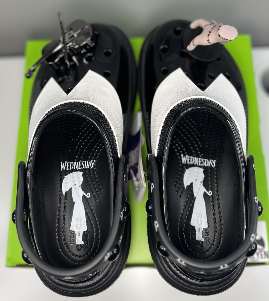NEW Crocs x Wednesday Stomp Clog | Women Sizes 6 - 12 'Limited Release ...