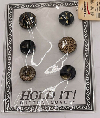 Vintage Button Covers Original Packaging & Various Designs-Made in the ...