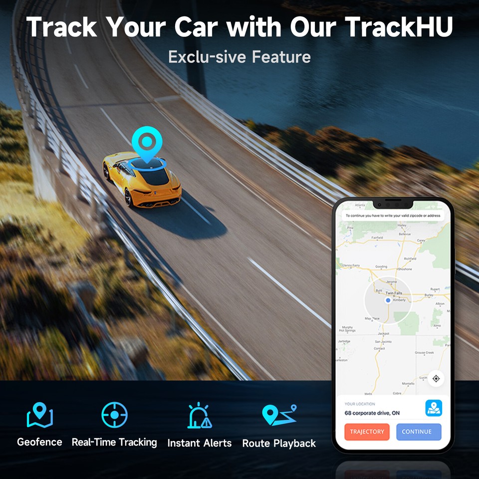 ATOTO 9" Car Stereo Apple Carplay Android Radio GPS Drivechat w/ Front ...