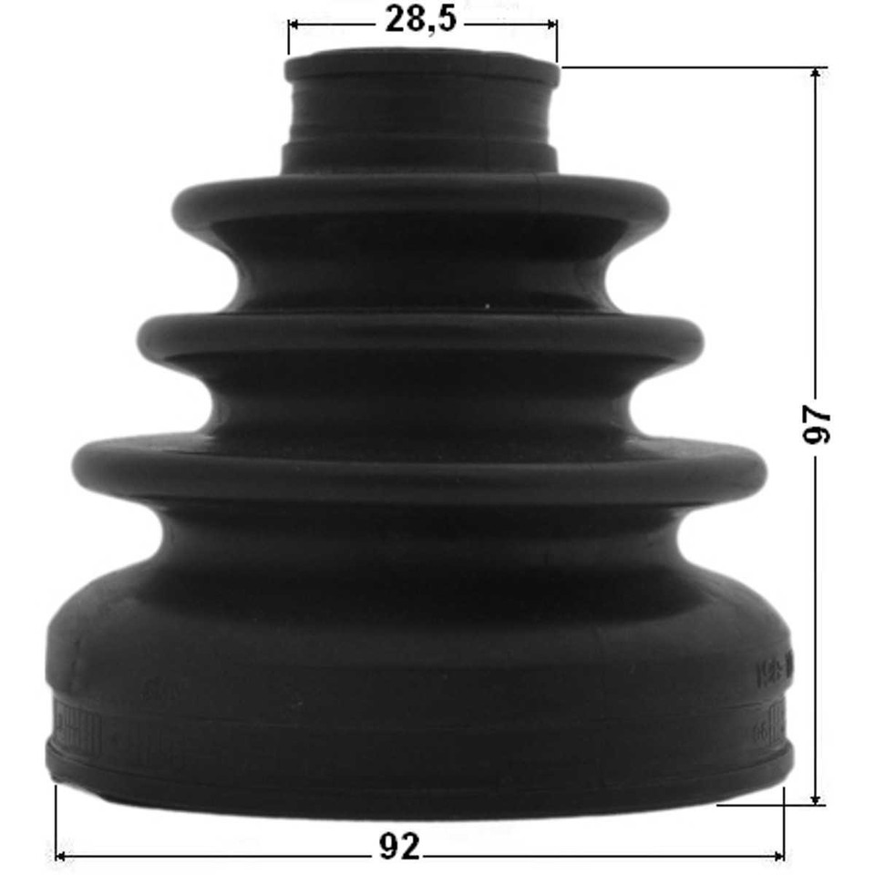 CV Joint Boot-LE, 4WD Febest 0215-R51R37 fits 09-12 Nissan Pathfinder ...