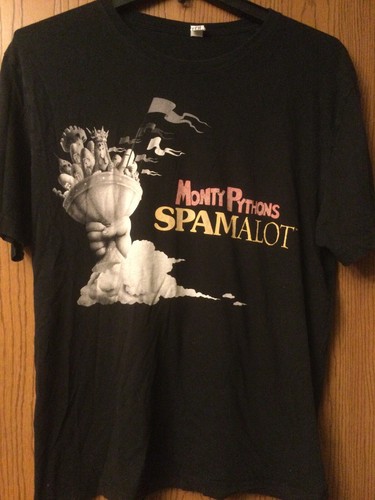 Monty Python’s Spamalot - Black Shirt - XL | eBay