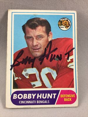 Bobby Hunt -Auburn Tigers- Kansas City Chiefs Autographed Card | eBay