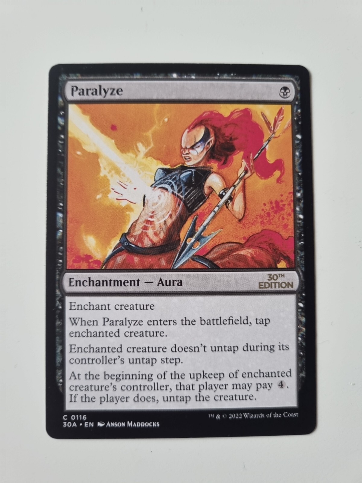 MTG Paralyze 30th Anniversary Edition 116/594 Regular Common for sale ...