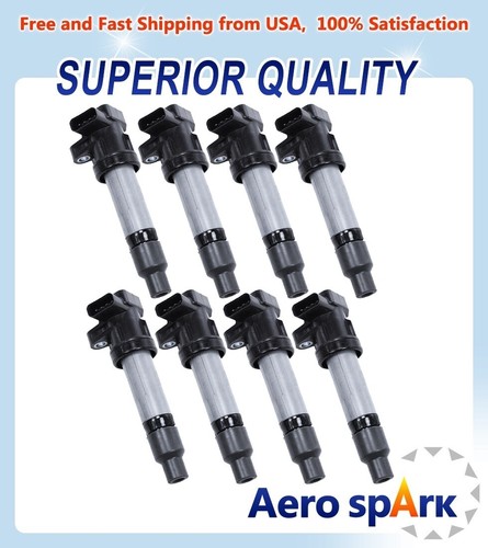 Set of 8 Ignition Coil For Buick Lucerne & Cadillac SRX STS XLR V8 4.6L ...