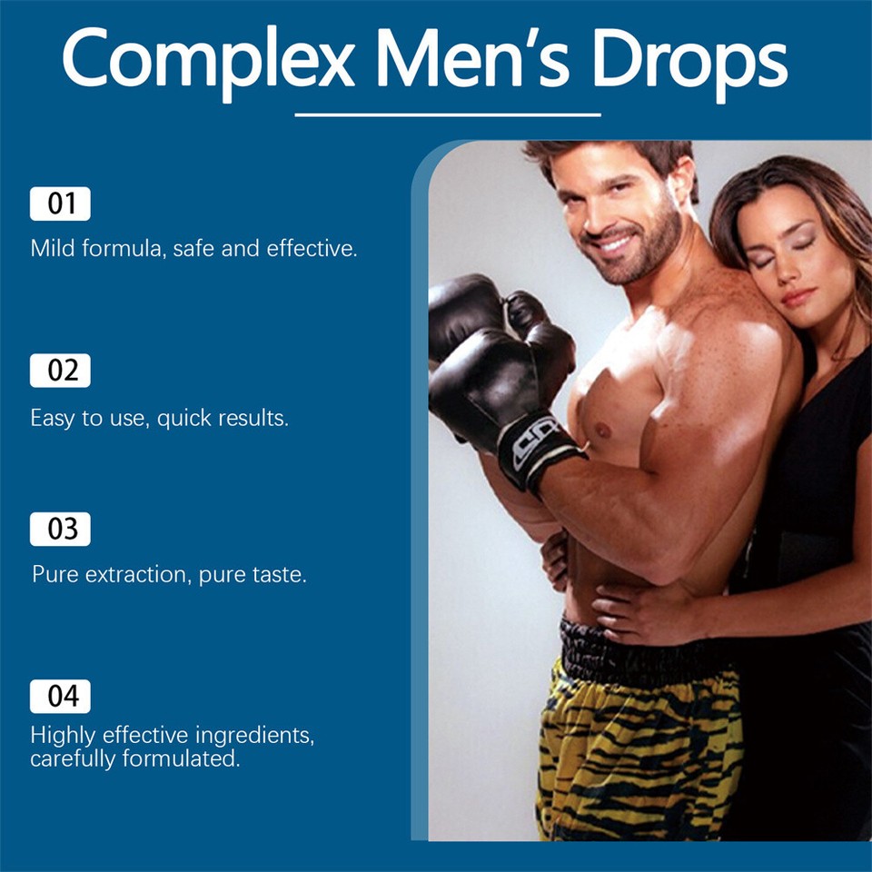 USA Complex Men's Drops Secret Drops for Strong Men,Male Supplement ...