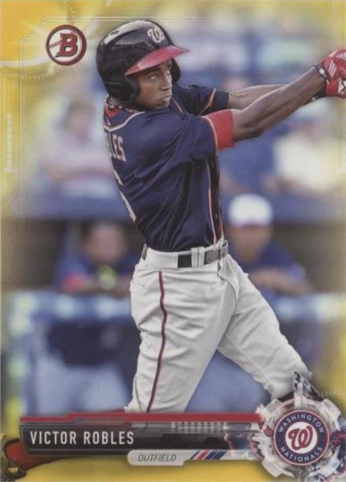 2017 Bowman - Prospects Victor Robles #BP73 Yellow (RC) for sale online ...