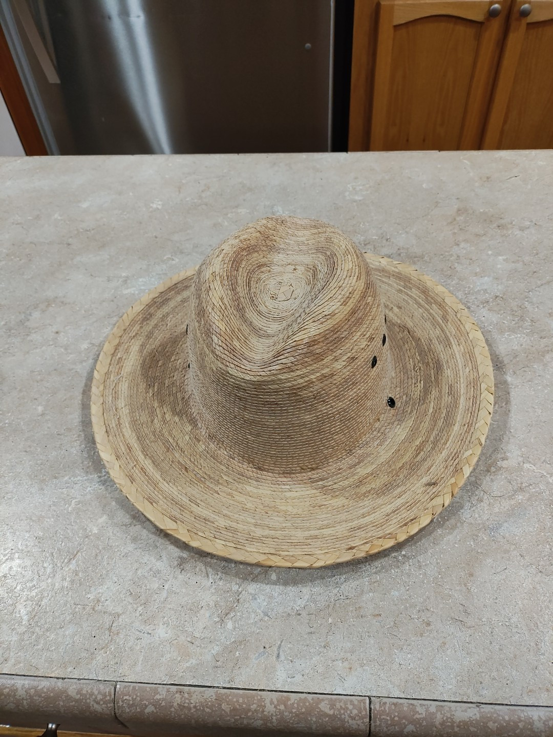 Sahuayo Legitimo Mexican Straw Hat Very Nice 58 7.5 - Gem