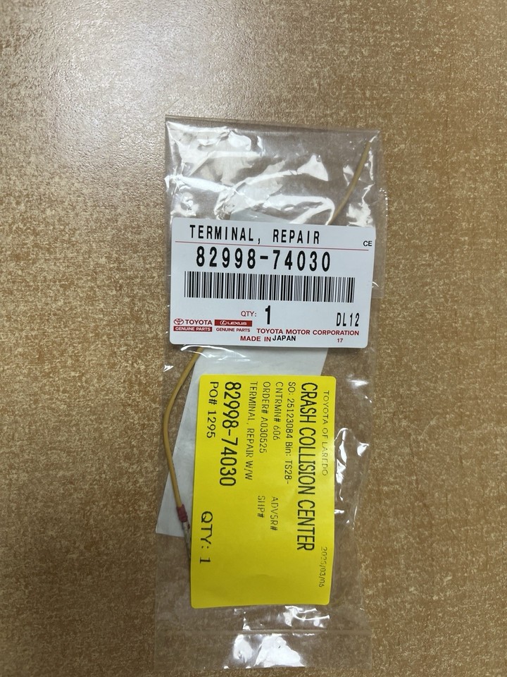 Genuine Toyota Terminal Repair With Wire 82998-74030 | eBay