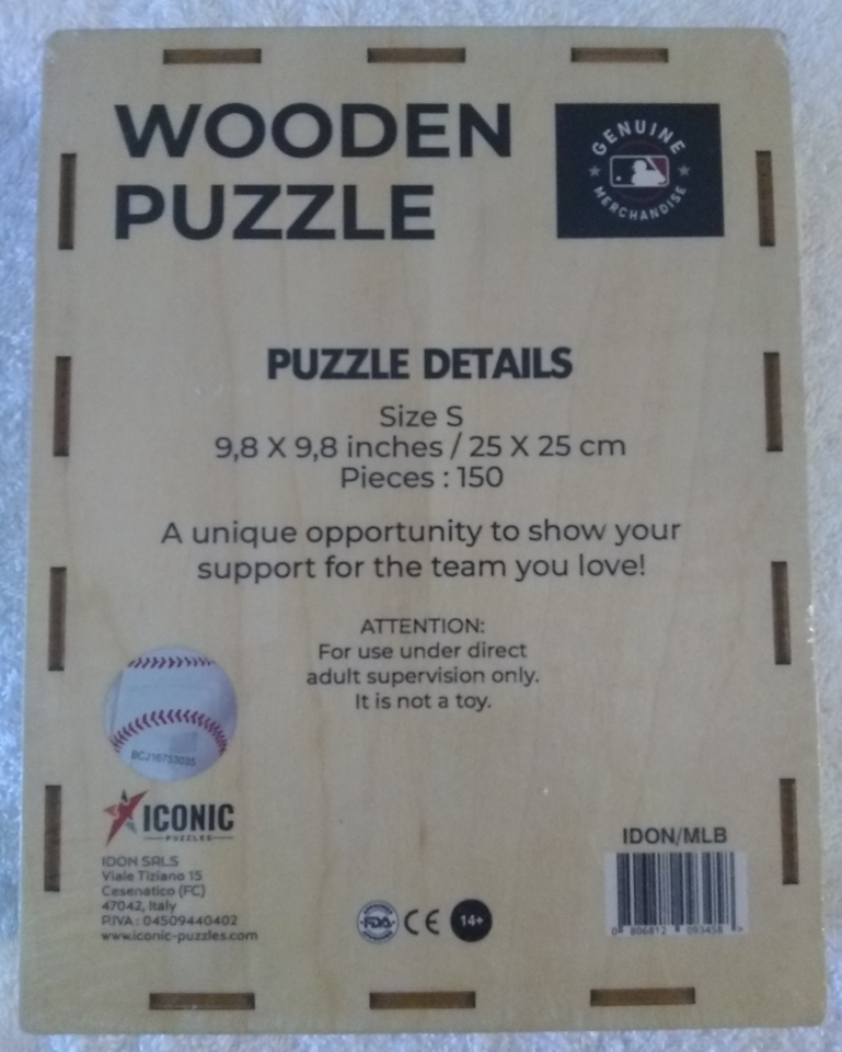 St. Louis Cardinal Baseball Wooden Puzzle New Sealed Officially ...