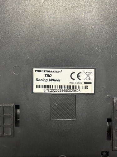 Thrustmaster T80 Racing Wheel & Pedals Sony PlayStation PS3 PS4 Black ...