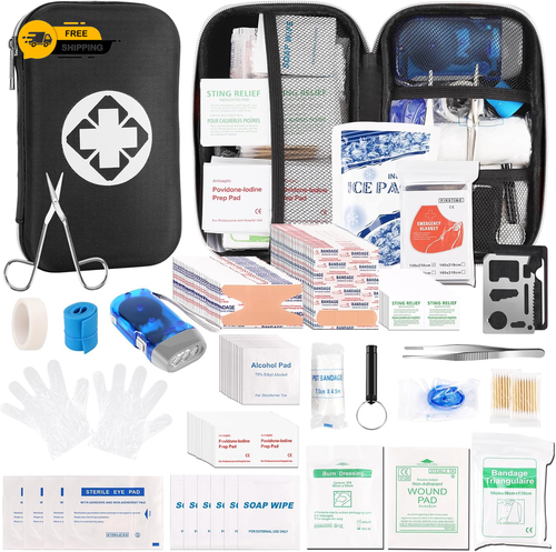 315 PCS First Aid Kit,Trauma Kit with Essential Emergency Medical ...