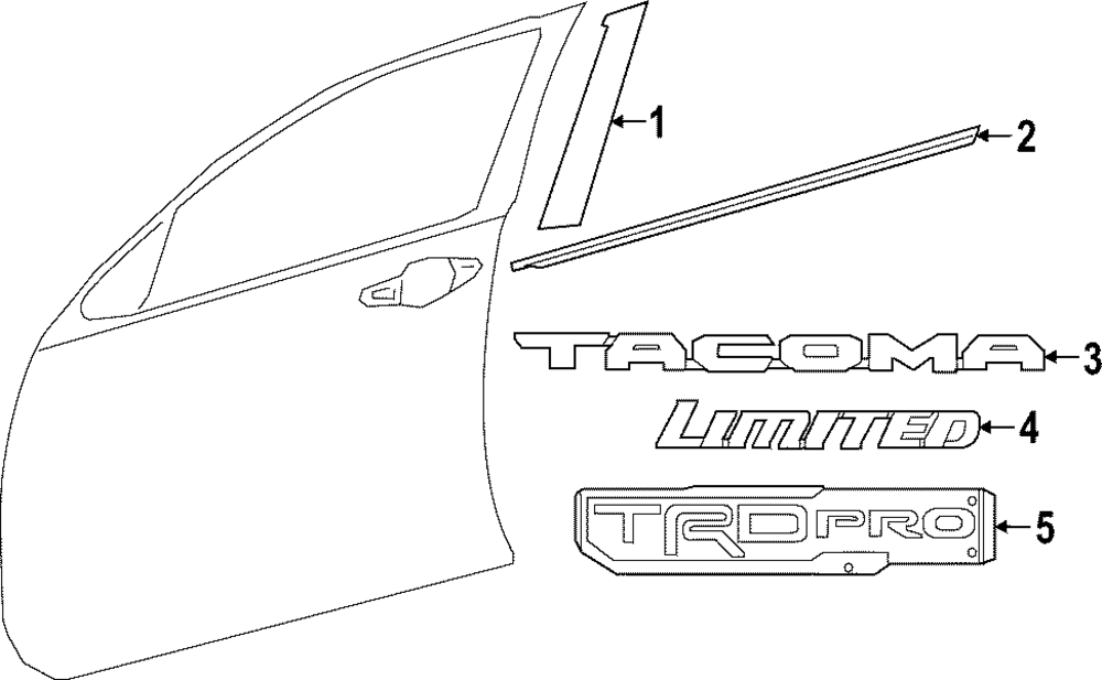 Genuine OEM Black out Tape for Toyota 7592104010 for sale online | eBay