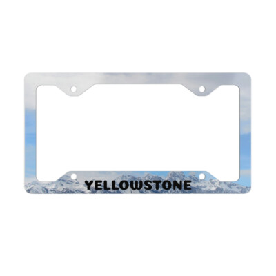 Yellowstone License Plate Frame National Park License Plate Yellowstone ...