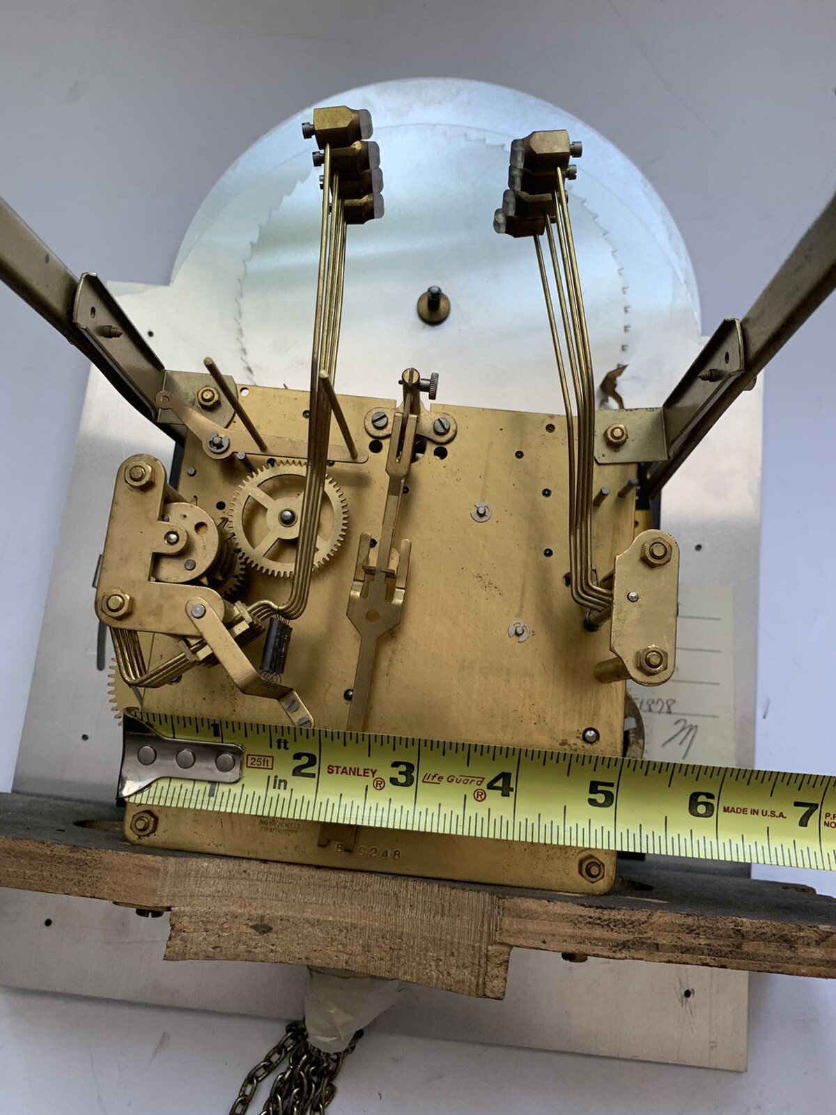 VINTAGE/ANTIQUE GRANDFATHER CLOCK MOVEMENT FOR PARTS/PROJECT | eBay