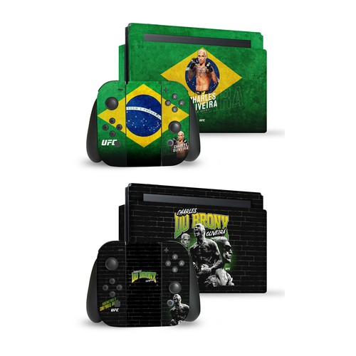 OFFICIAL UFC CHARLES OLIVEIRA VINYL SKIN DECAL FOR NINTENDO SWITCH ...