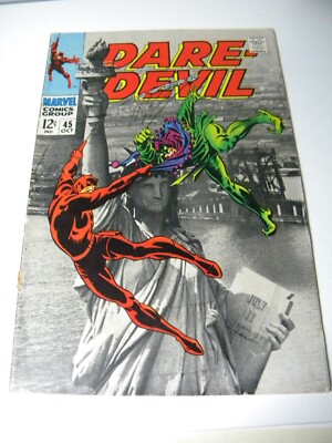 DAREDEVIL # 45 1968 Gene Colan art/cover Silver Age app. Jester VG+ | eBay