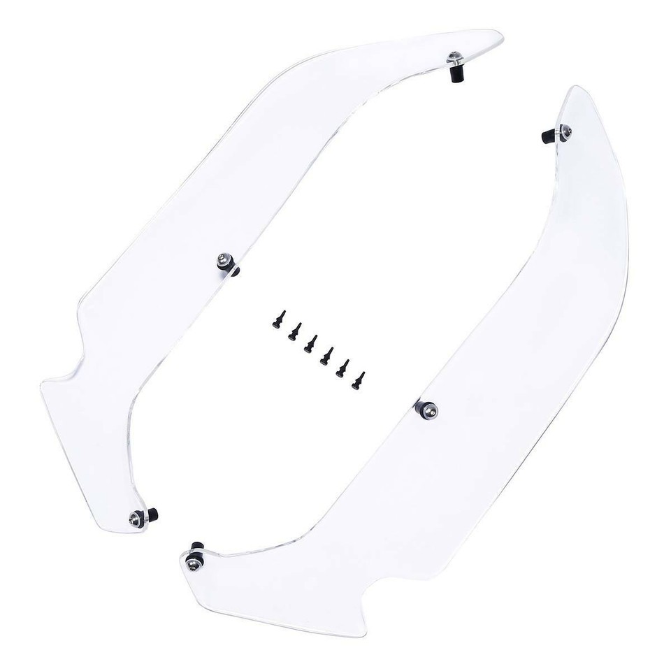 Clear Lower Air Deflector Deflectors Fit For Honda Goldwing1800 GL1800 ...
