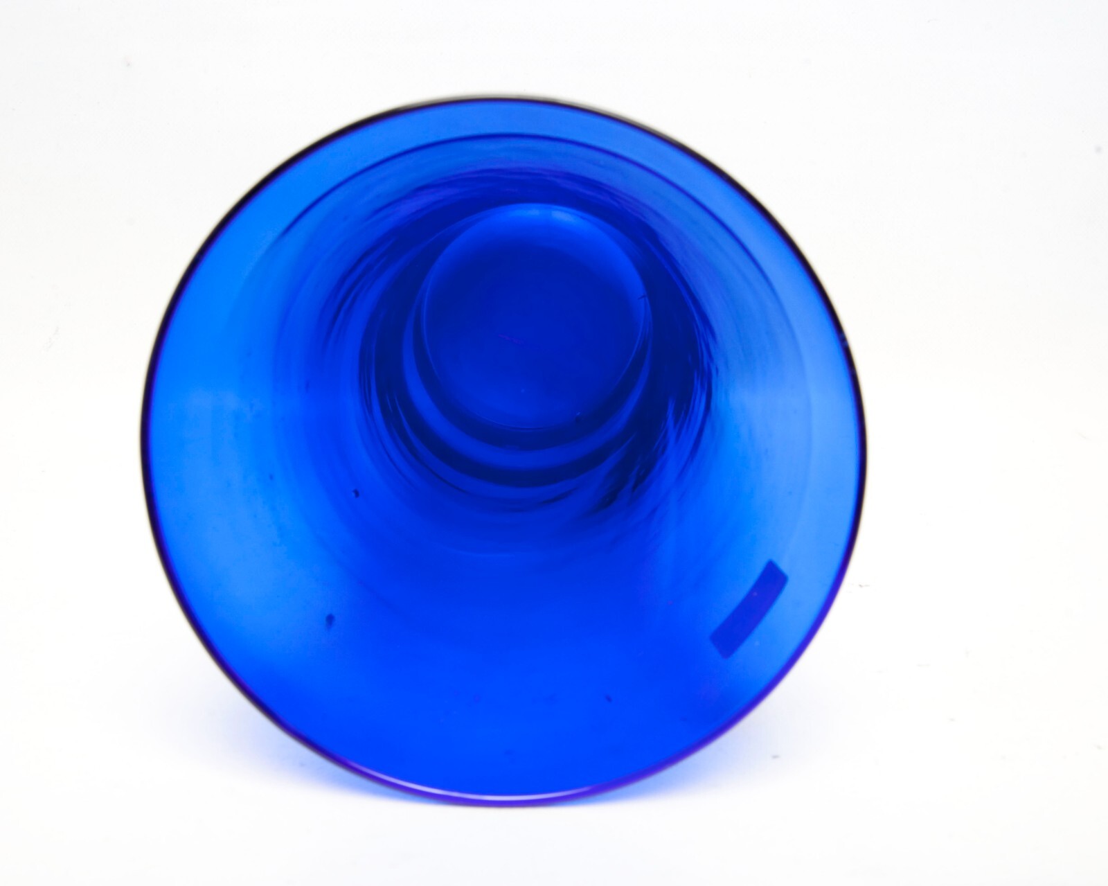 Vintage Italian Art Glass Large Cobalt Vase Murano VETRI LAURA Made in ...
