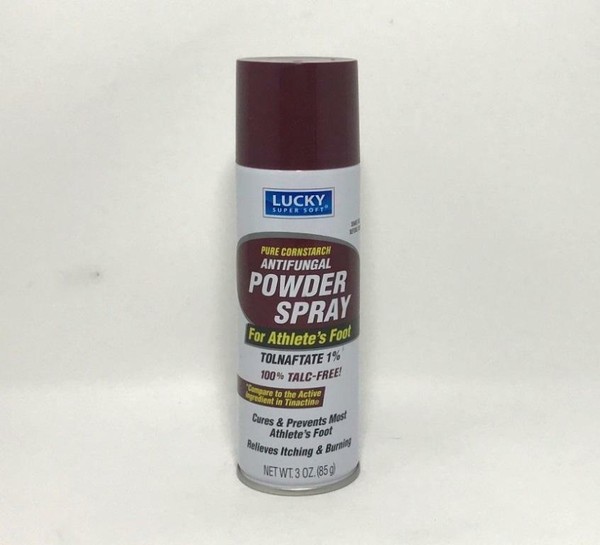 Lucky Super Soft Foot Powder Spray 4oz Antifungal A4046v for sale ...