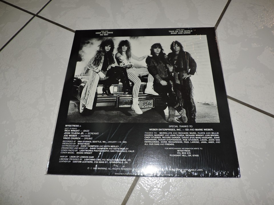 Mysstress – Mysstress,sealed original 1986,private metal USA,GLAM,RARE ...