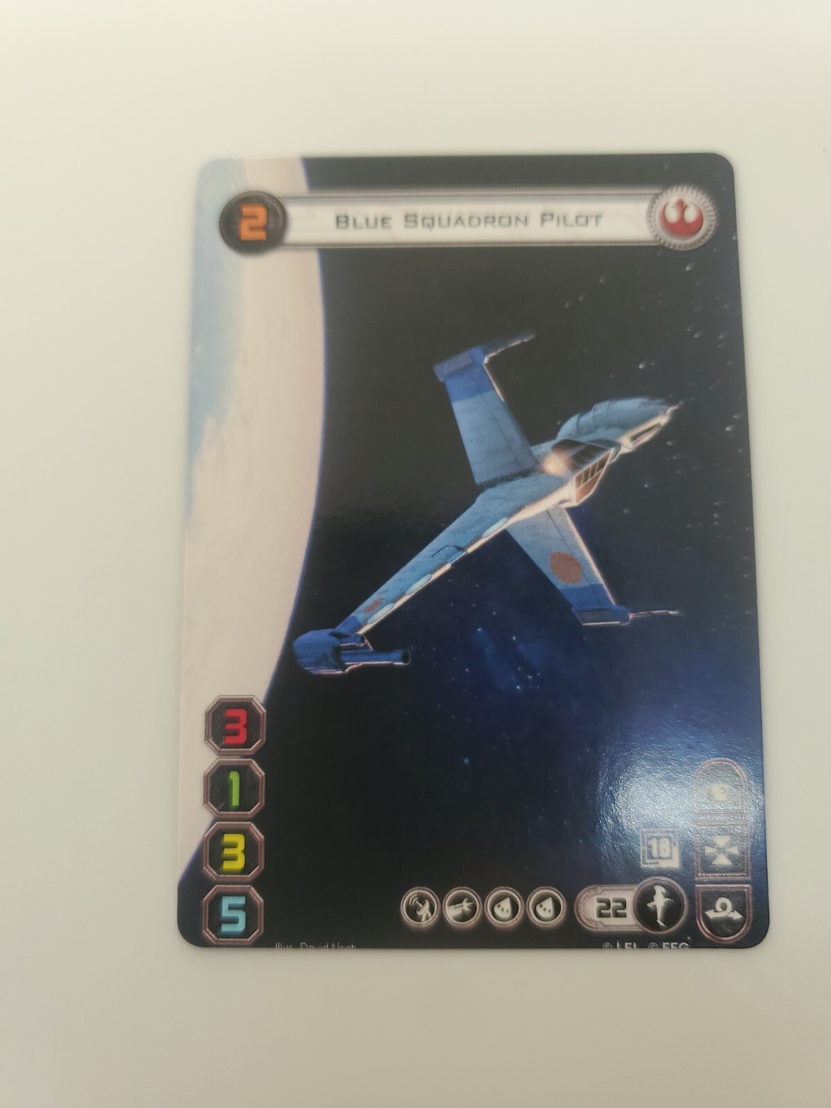X-wing Miniatures 2.0/1.0 Alt Art 2018 blue squadron pilot double sided ...