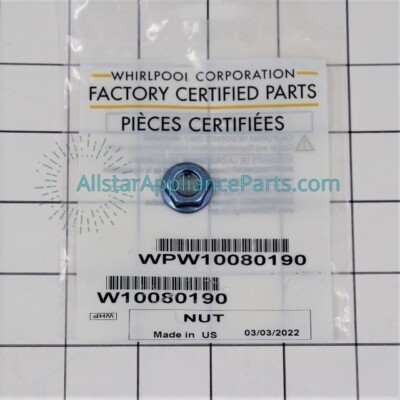 Whirlpool Dryer Hex Nut WPW10080190 | eBay