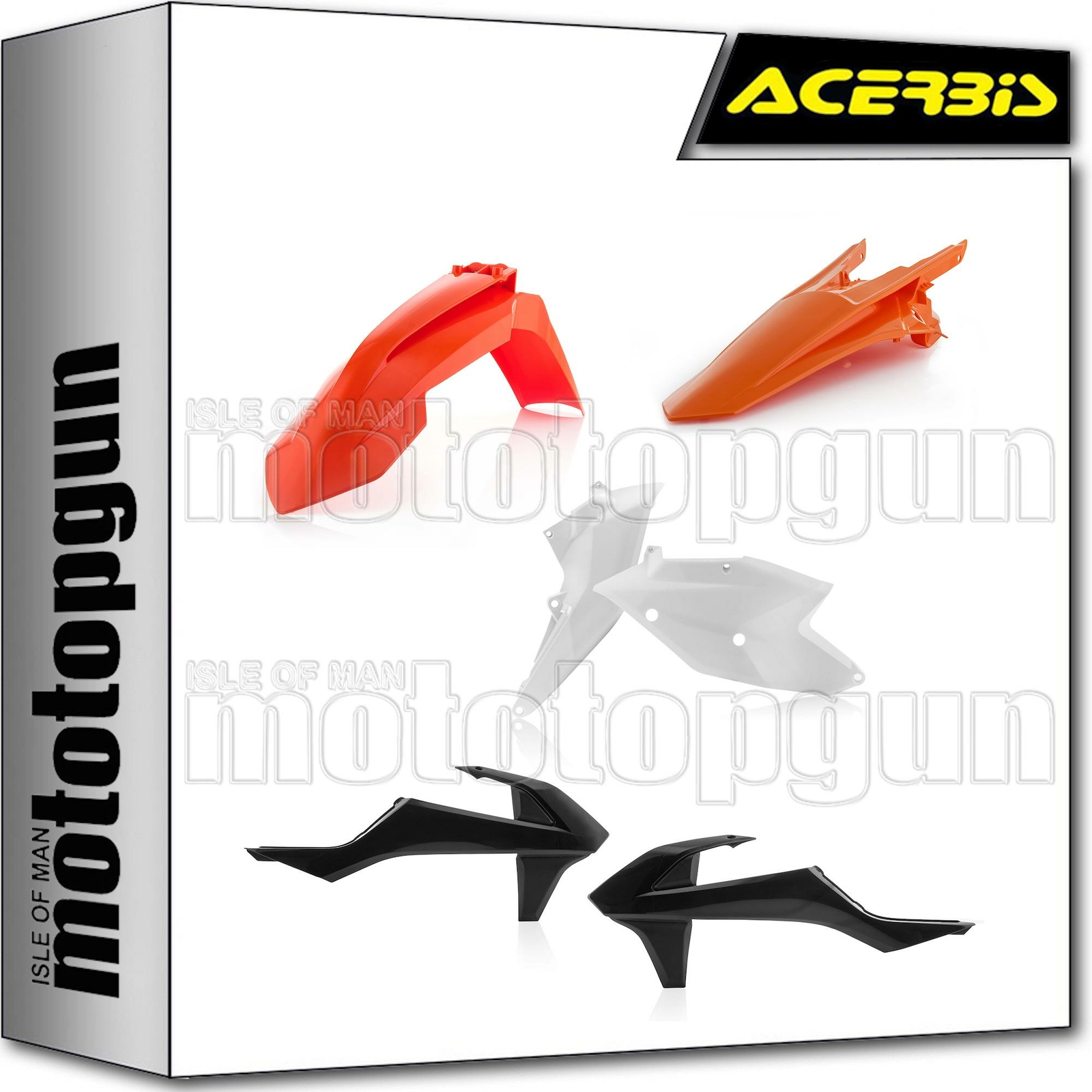 ACERBIS 0022370 X-POWER ENGINE PROTECTOR ORIGINALE 18 KTM EXC-F 250 ...