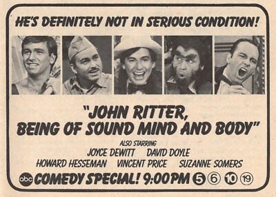 ABC TV AD/JOHN RITTER COMEDY SPECIAL/He's Definitely Not In Serious ...