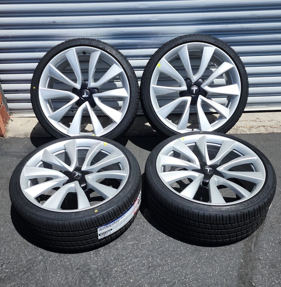 BRAND NEW 20" Tesla Model 3 Performance wheels & tires OEM Rims | eBay