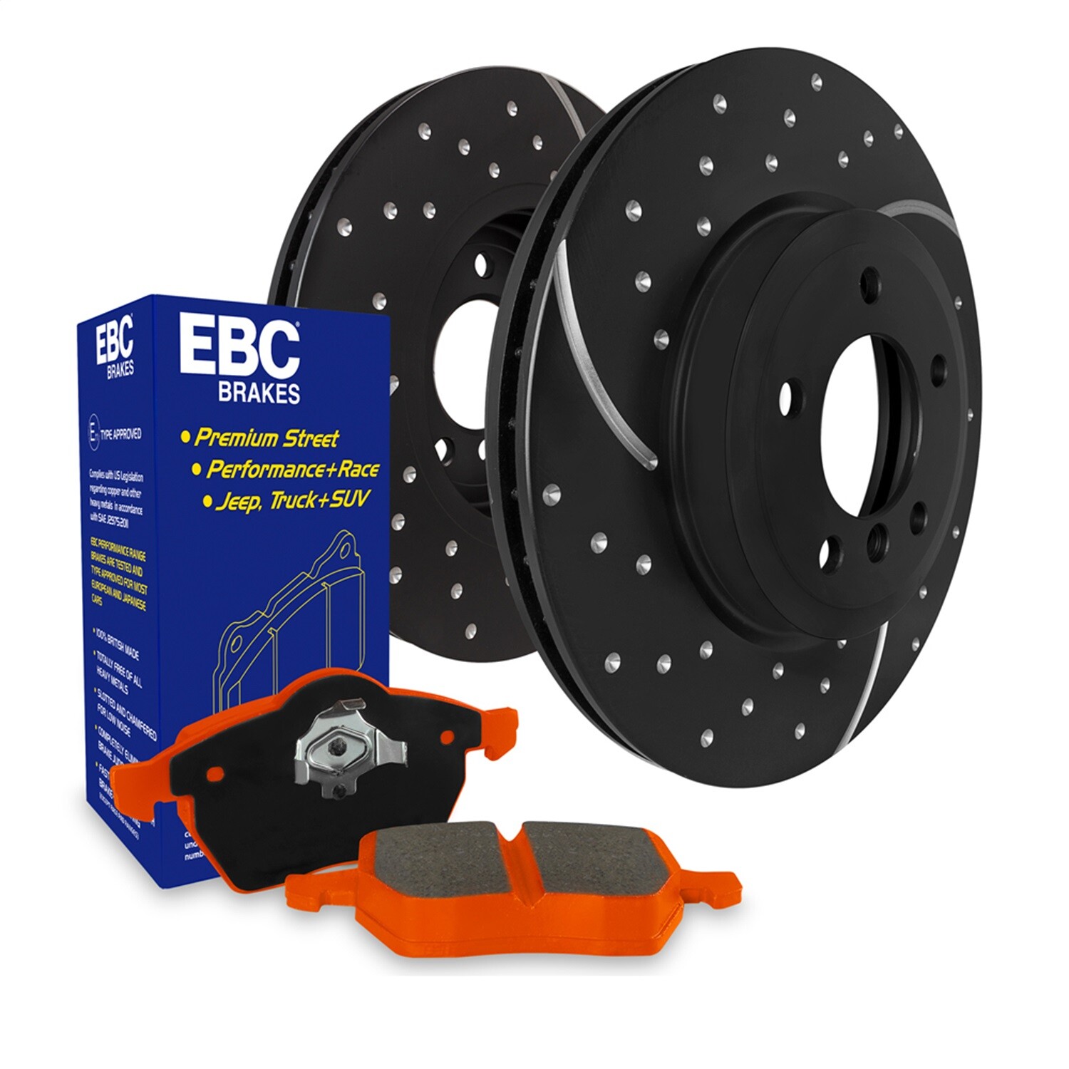 EBC Brakes S8KF1163 S8 Kits Orangestuff and GD Rotors | eBay