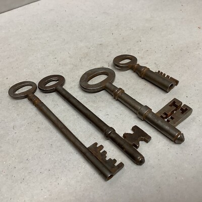 Original Vintage Antique Style Open Barrel Skeleton Key P259 | eBay