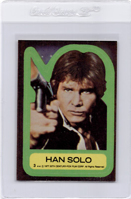 1977 STAR WARS STICKERS #3 HAN SOLO | eBay