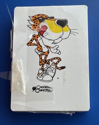 Cheetos Brand Chester Cheetah Playing Cards Deck 1995 Hoyle 6940 USA ...