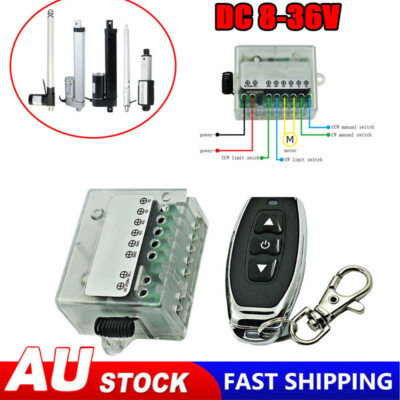 DC Motor Forward Reverse Remote Control Switch Linear Actuator ...