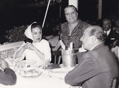 MARIA FELIX AND ALEX BERGER Original Napoli 1959 Candid Photo by I. P ...