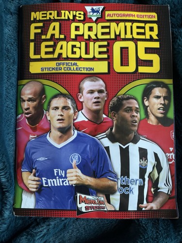 Merlin Premier League 05 Sticker Book Complete Sticker Set | eBay
