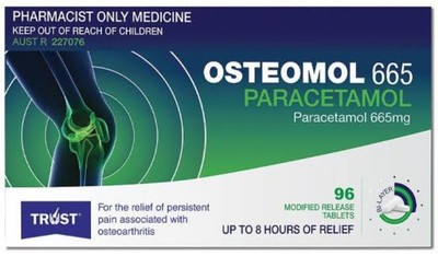 Trust Osteomol Paracetamol 665mg 96 Tablets for Pain Relief | eBay ...